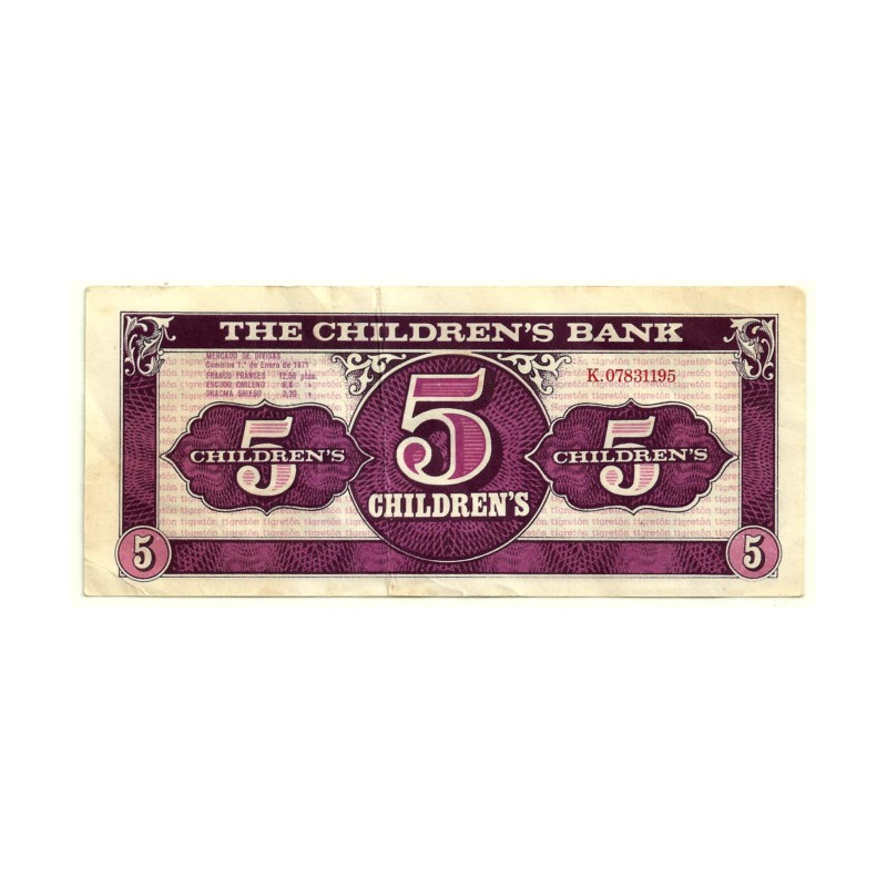 The Children Bank. 5 Children's - Numismática Rovira
