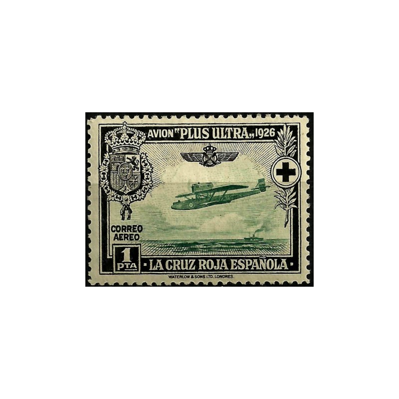 (347) 1926. 1 Peseta. Pro Cruz Roja Española (Nuevo) - Numismática Rovira