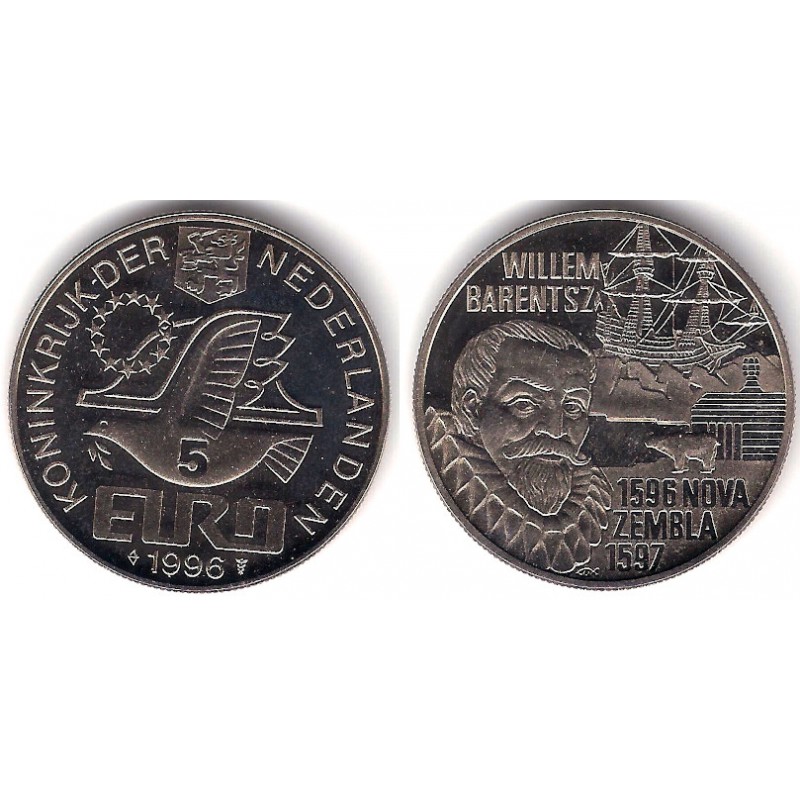 Países Bajos. 1996. 5 Euro (SC) - Numismática Rovira