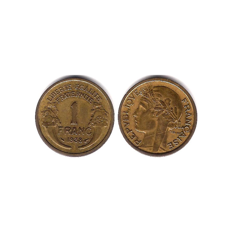 (885) Francia. 1938. 1 Franc (MBC) - Numismática Rovira