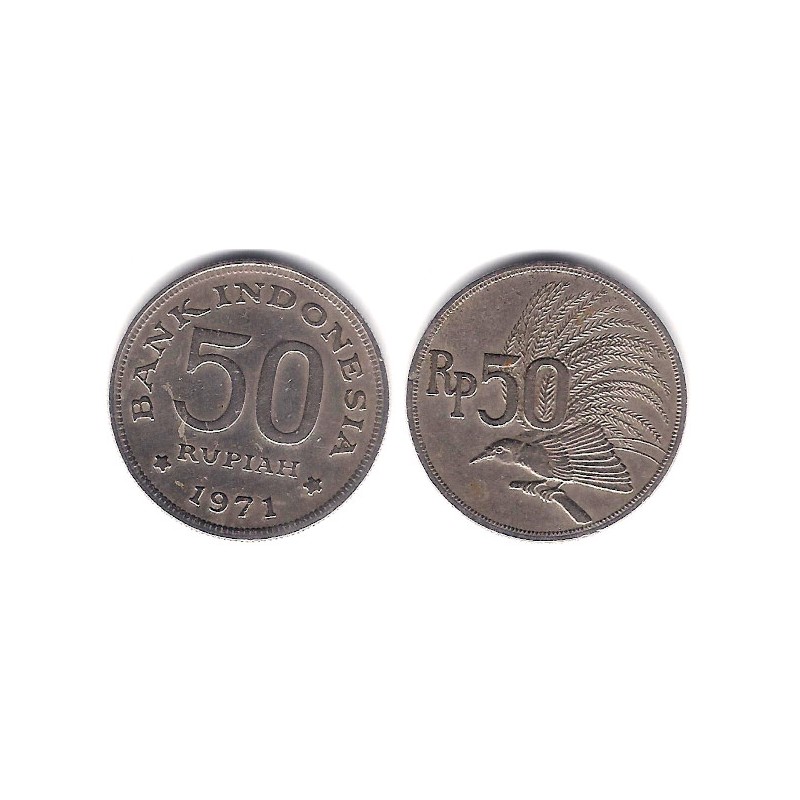 (35) Indonesia. 1971. 50 Rupiah (MBC) - Numismática Rovira