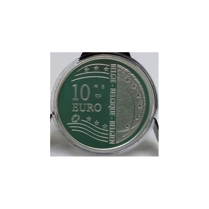 Bélgica. 2004. 10 Euro (Proof) (Plata) Ampliación UE - Numismática Rovira