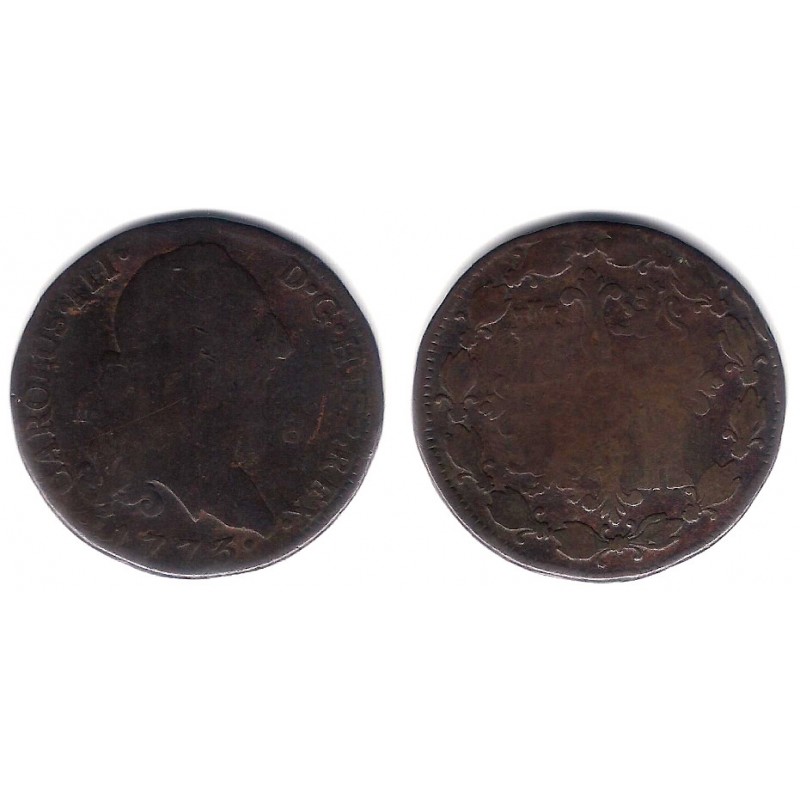 Carlos III. 1773. 8 Maravedi (BC) Ceca de Segovia - Numismática Rovira