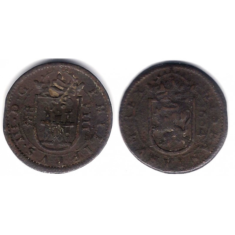 Felipe III. 1604. 8 Maravedi (BC/BC-) Ceca de Segovia - Numismática Rovira
