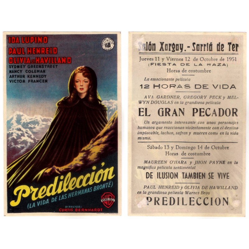 Predilección. 1951. Salon Xargay, Sarrià de Ter - Numismática Rovira
