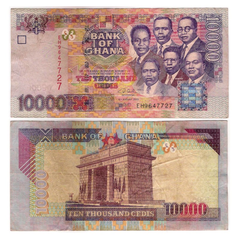 (35b) Ghana. 2003. 10000 Cedis (MBC) - Numismática Rovira