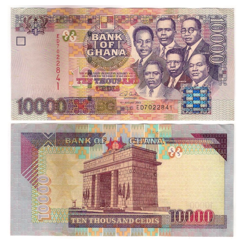 (35b) Ghana. 2003. 10000 Cedis (EBC) - Numismática Rovira