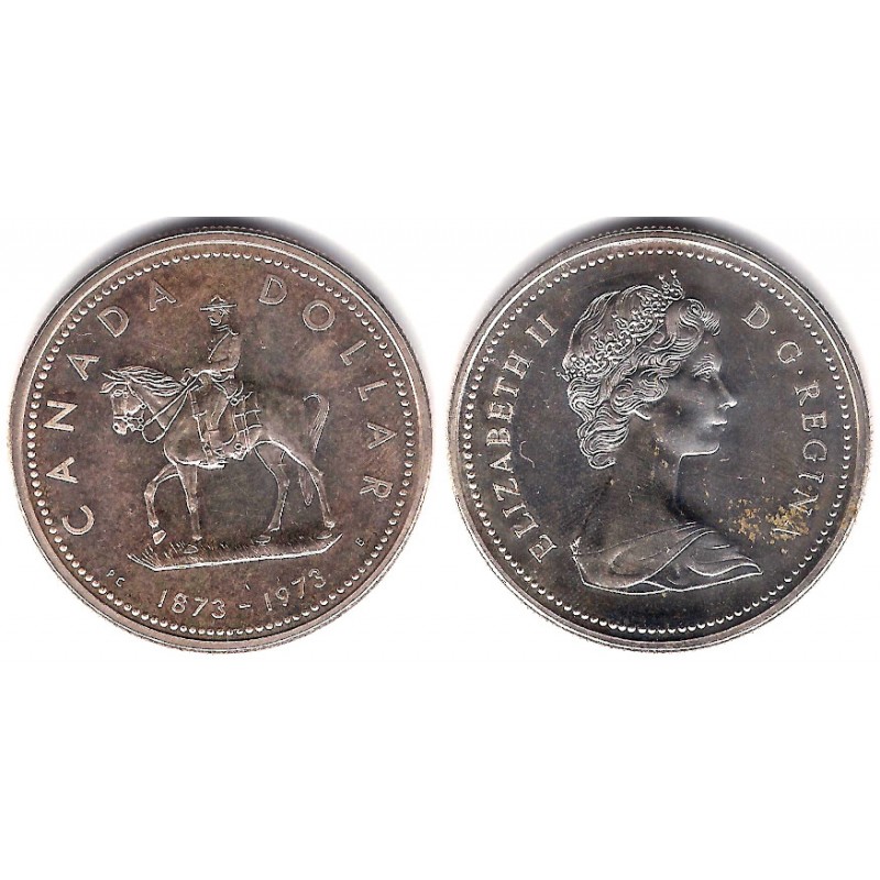 (83) Canadá. 1973. 1 Dollar (EBC) (Plata) - Numismática Rovira