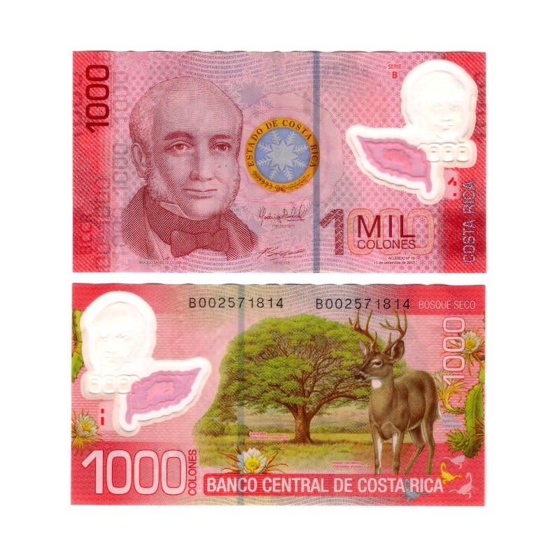 (274b) Costa Rica. 2013. 1000 Colones (MBC) - Numismática Rovira