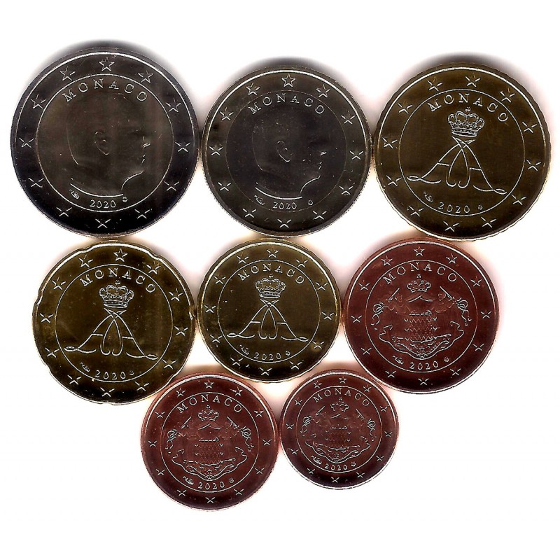 Mónaco. 2020. Serie Completa (SC) - Numismática Rovira