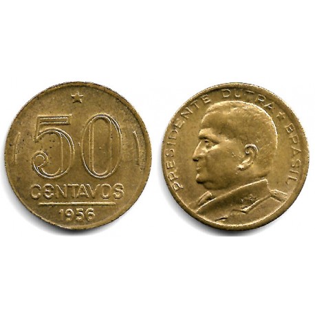 (563) Brasil. 1956. 50 Centavos (EBC) - Numismática Rovira