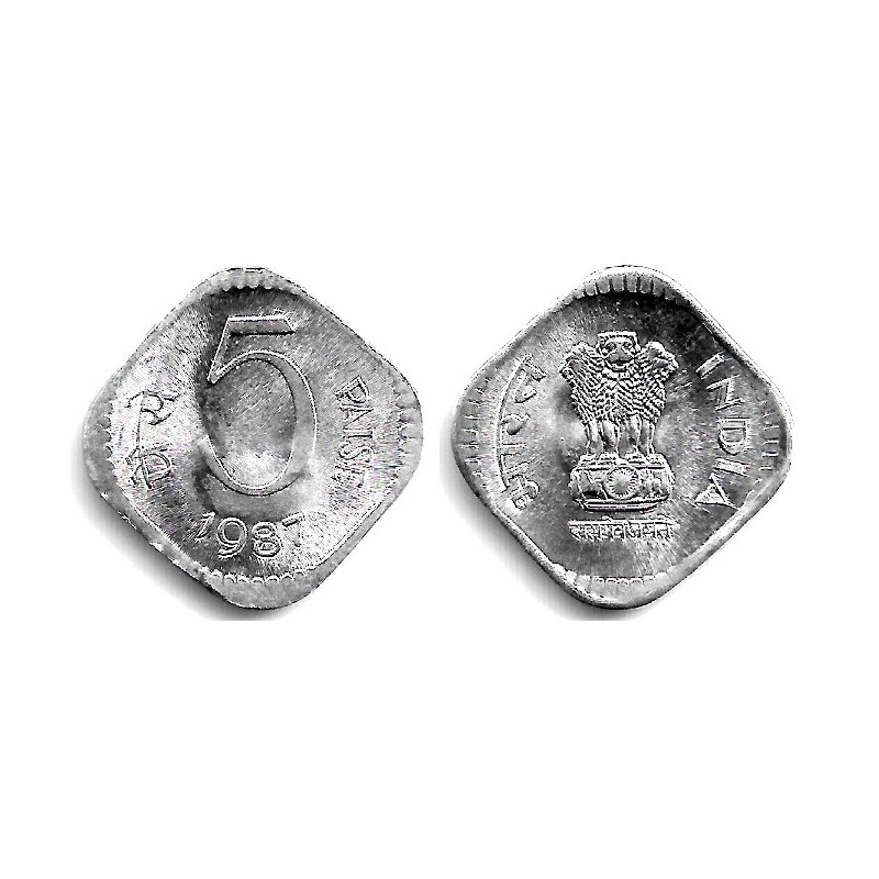(23) India. 1987. 5 Paise (SC) - Numismática Rovira