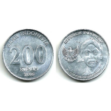 Indonesia. 2016. 200 Rupiah (EBC-) - Numismática Rovira